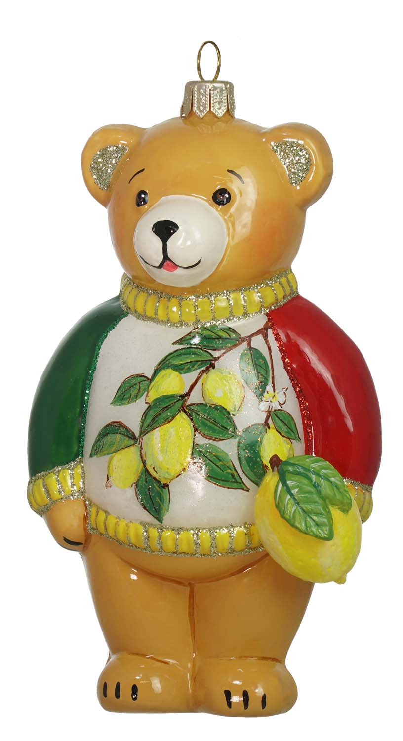 Italian Teddy Bear with Lemons - Glitterlab